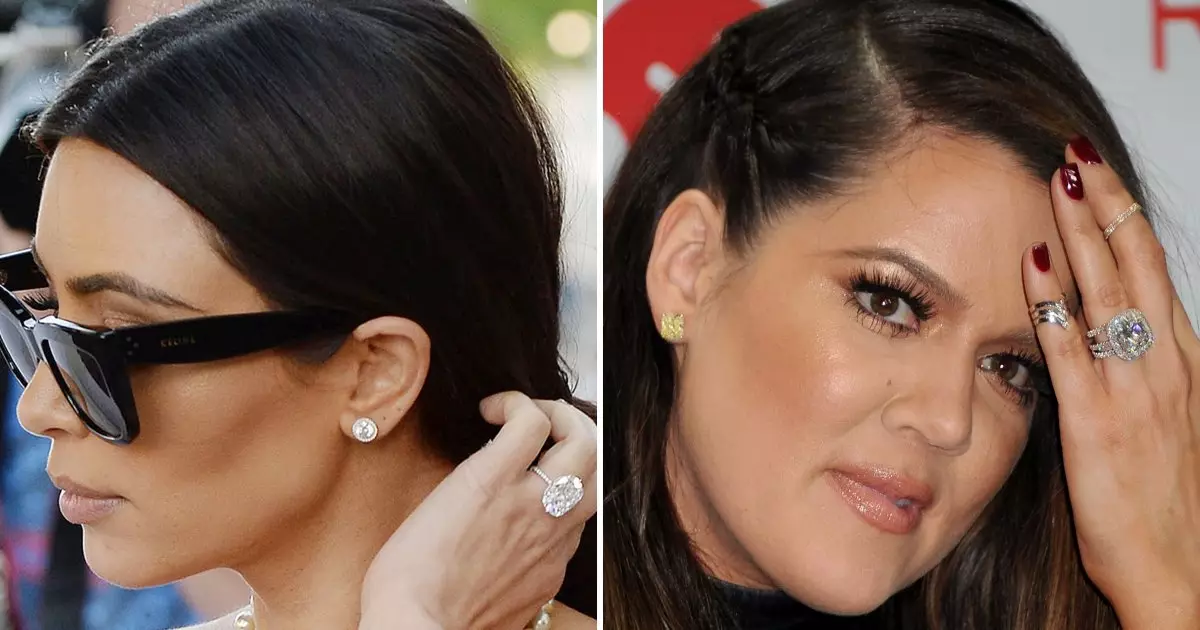 Kardashian-Jenner Family Engagement Rings: Kim, Khloe en mear