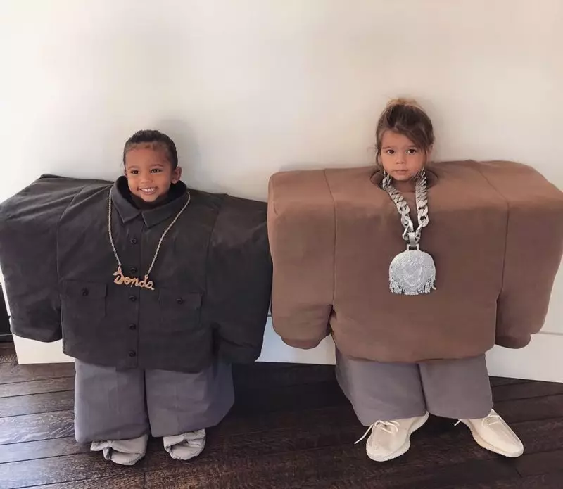 Kostum Halloween Masa Lalu Kanak-kanak Kardashian