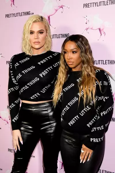 Khloe Kardashian pozand cu Malika Haqq