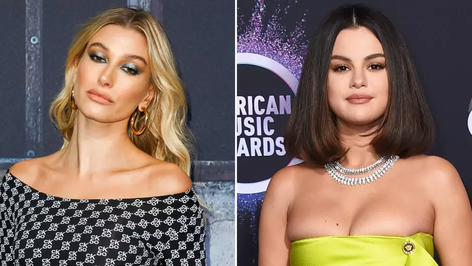 Hailey Baldwin thiab Selena Gomez Feuding