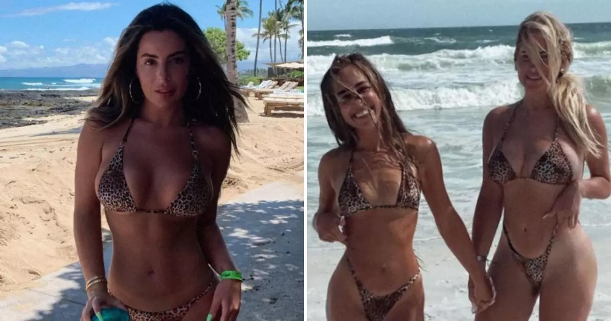 Brielle Biermann Leopard Bikini eje Kim we Ariana ýaly geýýär