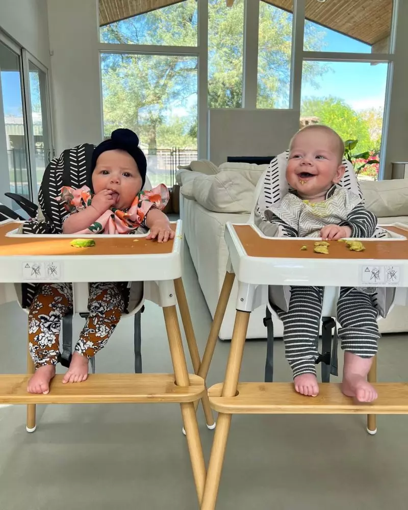 Arie and Lauren Luyendyk Twins Lux Senna Ritratti