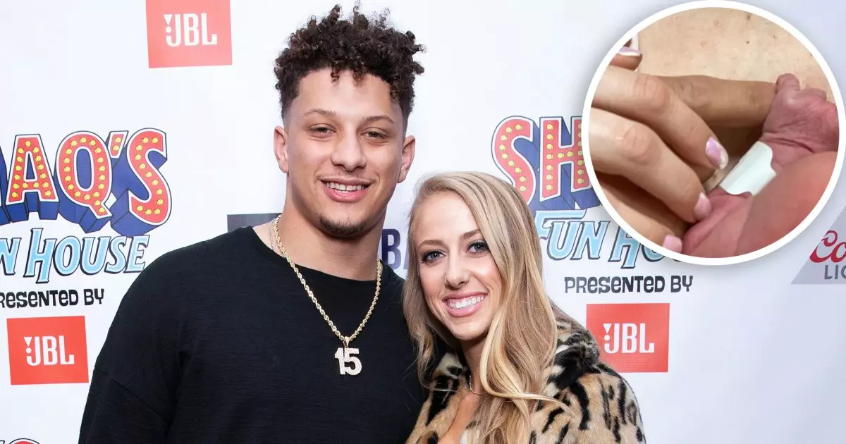 Patrick Mahomes, Brittany Matthews의 Baby Sterling Skye: 사진