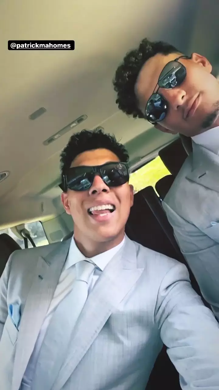 Patrick Mahomes, Brittany Matthewsi pulmanädalavahetus: fotod