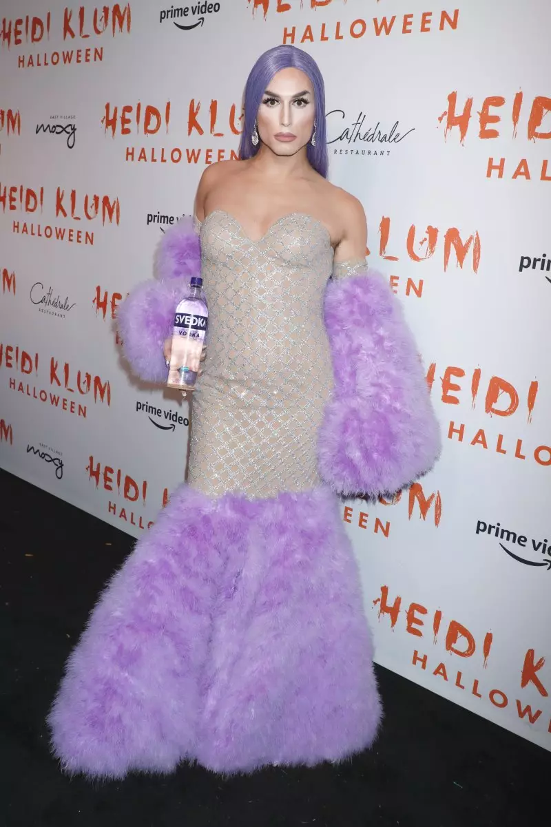 Mokete oa Halloween oa Heidi Klum oa 2019 Benito Skinner