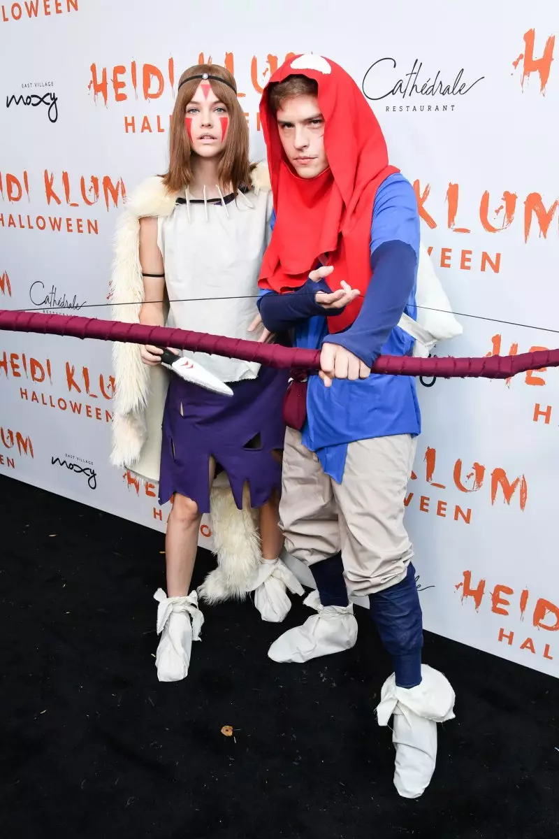 Halloweenska párty Heidi Klum 2019 Barbara Palvin a Dylan Sprouse