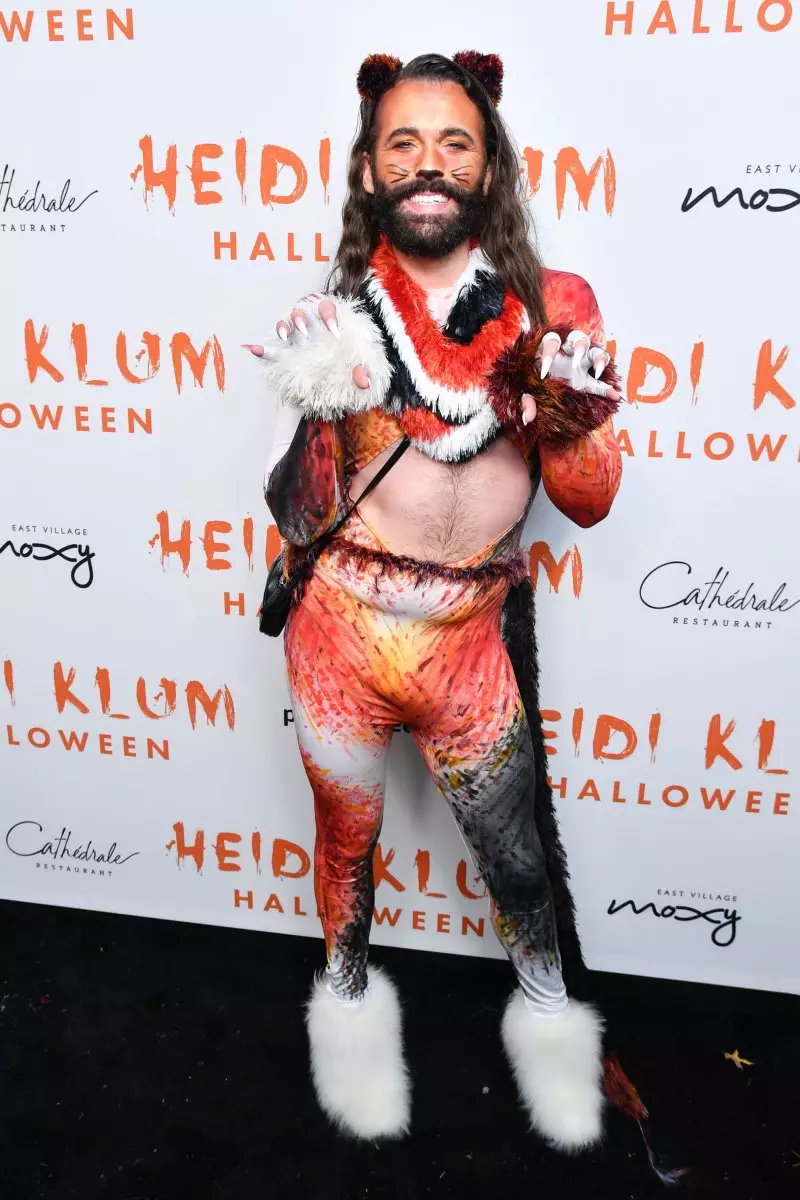 Mokete oa Halloween oa Heidi Klum oa 2019 Jonathan Van Ness