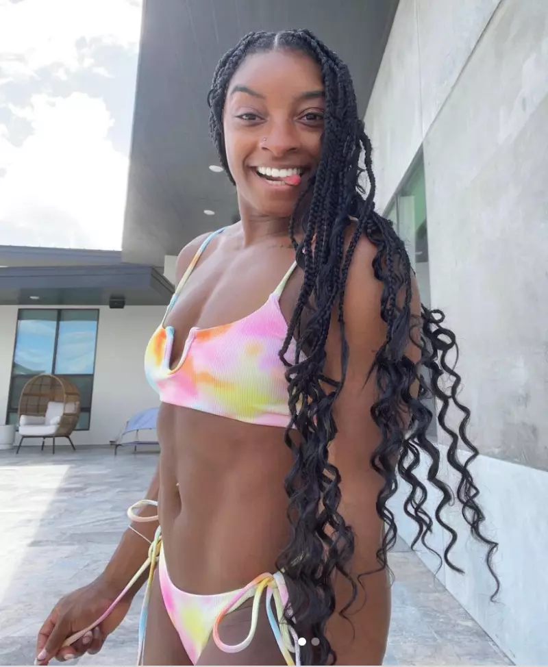 Fotografitë e bikini Simone Biles