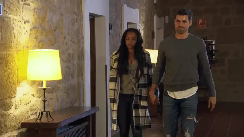 Peter Kraus ndi Rachel Lindsay Kutuluka mu Fantasy Suite pa The Bachelorette