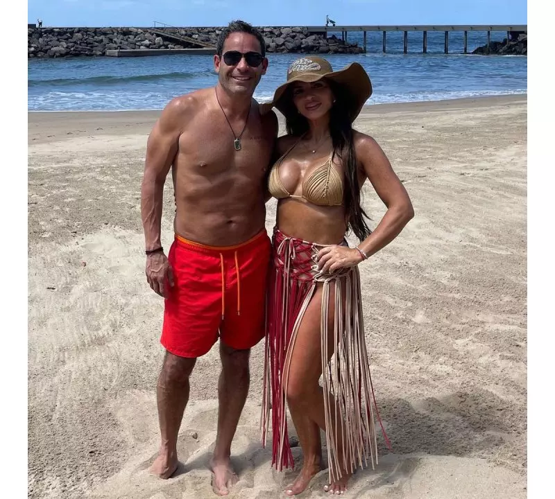 Teresa Giudice Beach 2