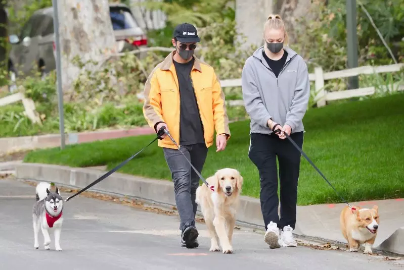 Joe Jonas og Sophie Turner gåhunder