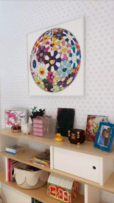 Kylie Jenner Home Takashi Murakami Art