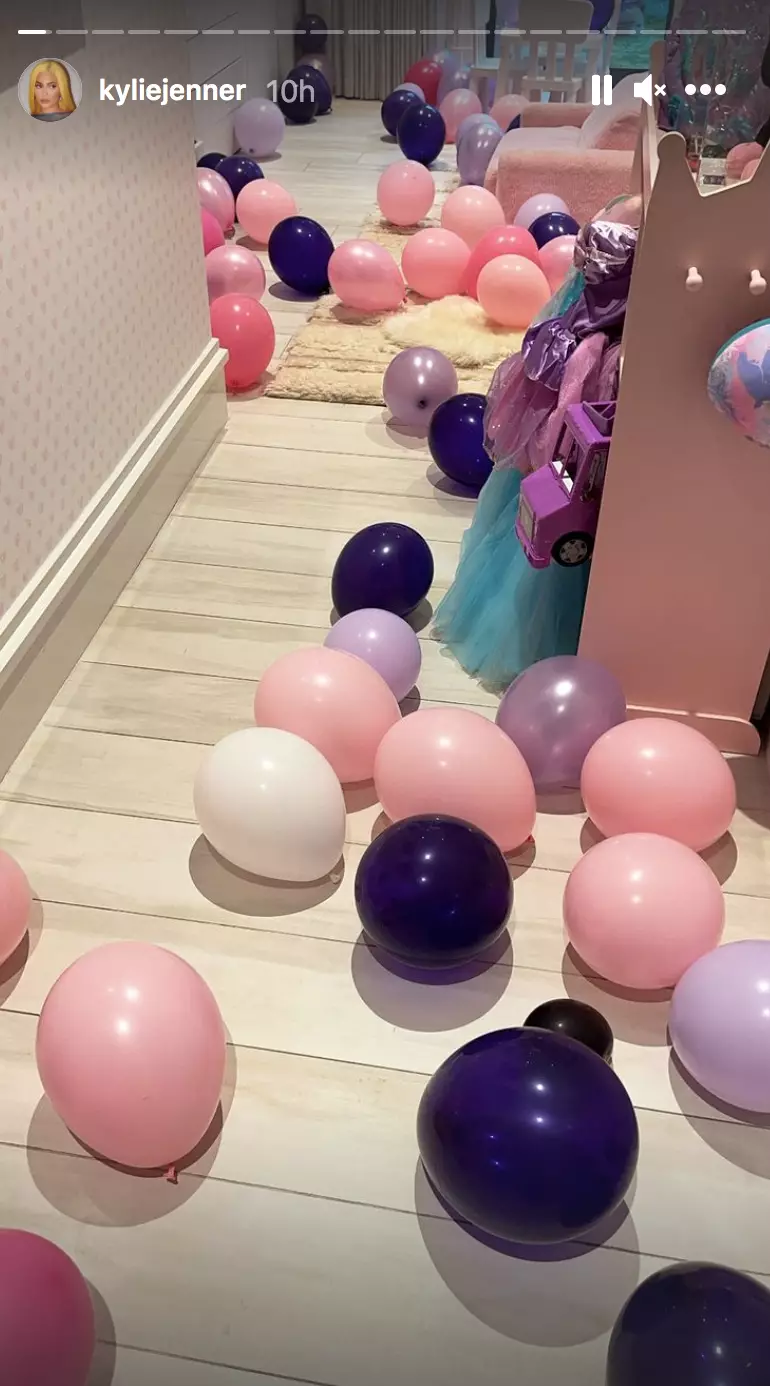 Stormi Websters 세 번째 생일 파티