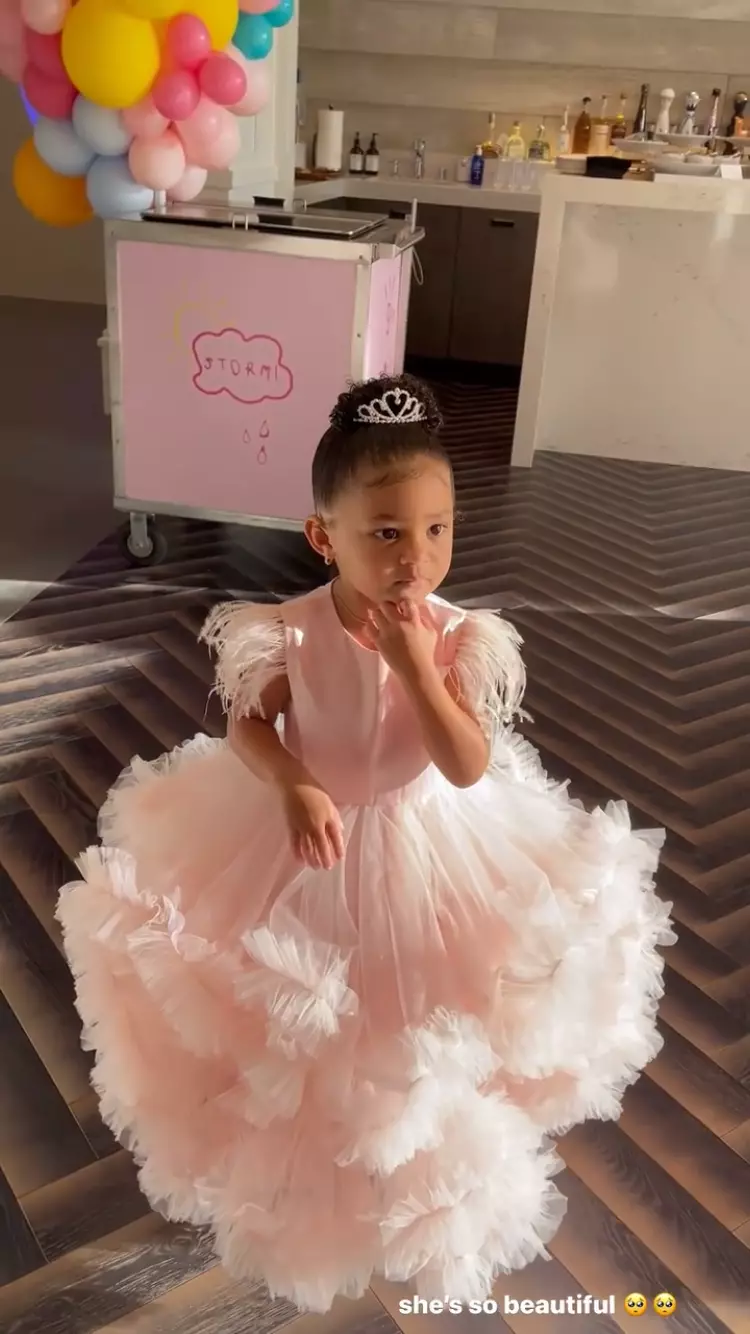 Stormi Websters 세 번째 생일 파티