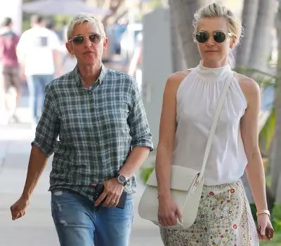 ellen degeneres portia de rossi splash