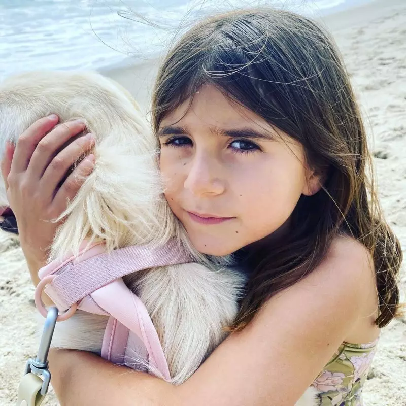 Hčerka Scotta Disicka Penelope Disick na plaži