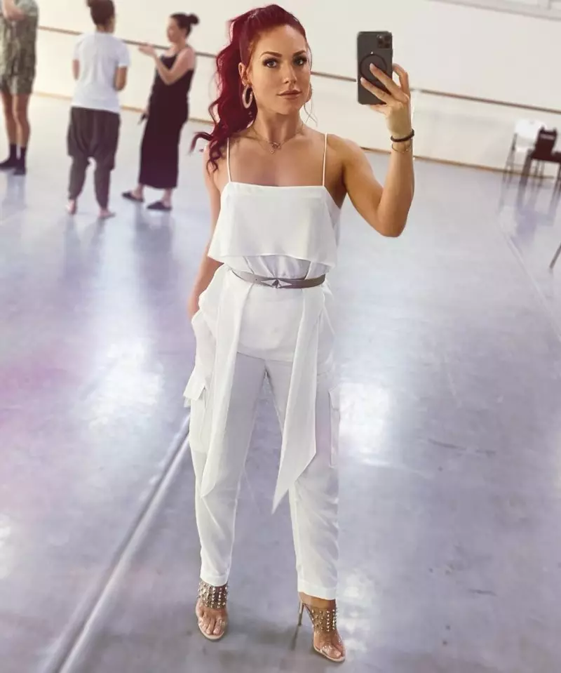 Sharna Burgess Mirror Selfie