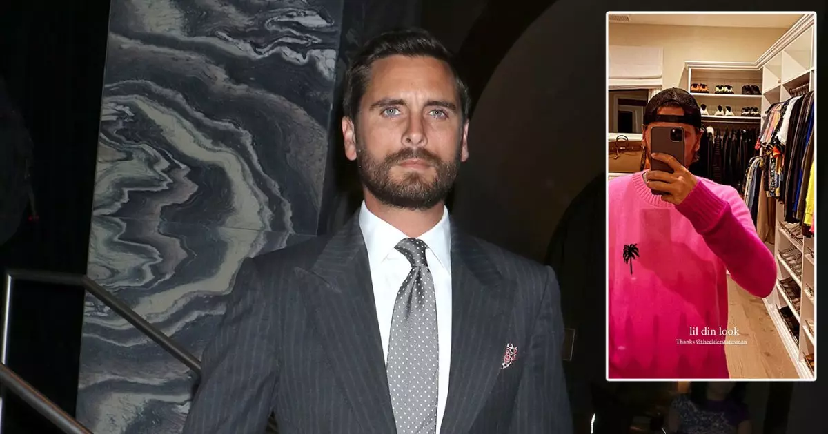 Scott Disick gefur aðdáendum að kíkja inn í skápinn sinn: Sjá mynd!