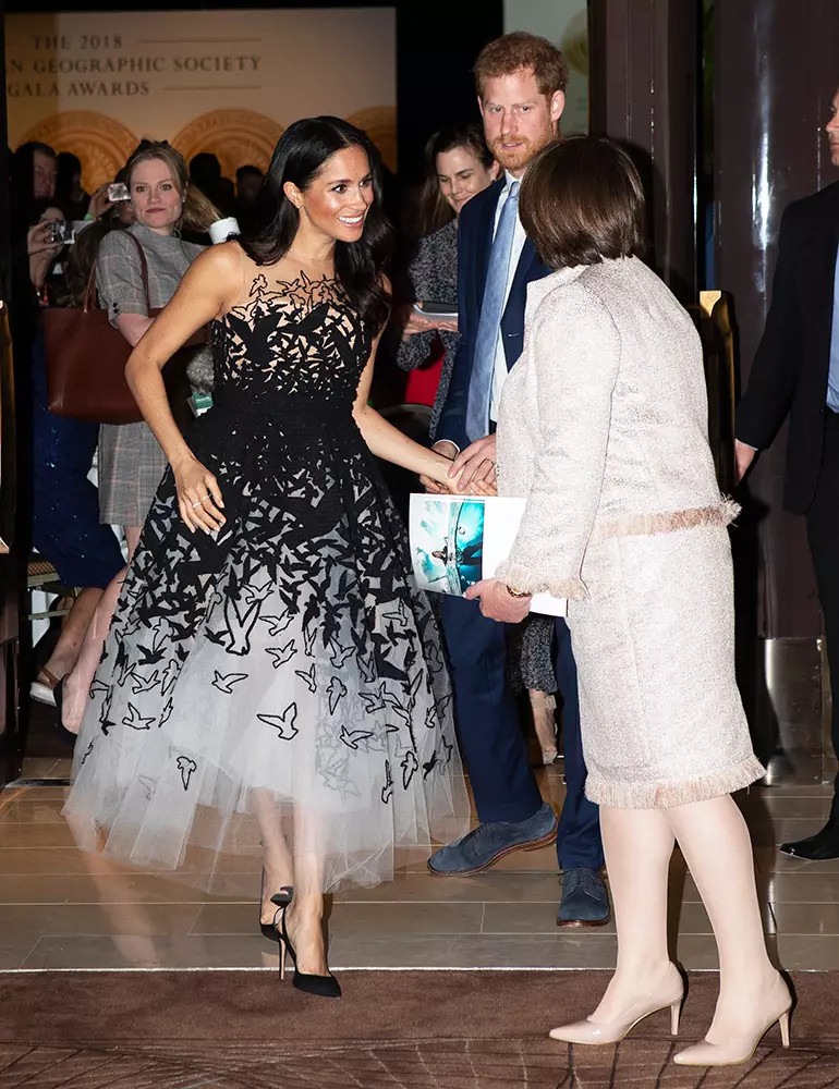 Meghan Markle Dress Birds