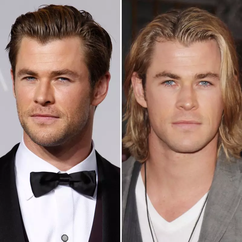 Chris hemsworth lyhyet hiukset