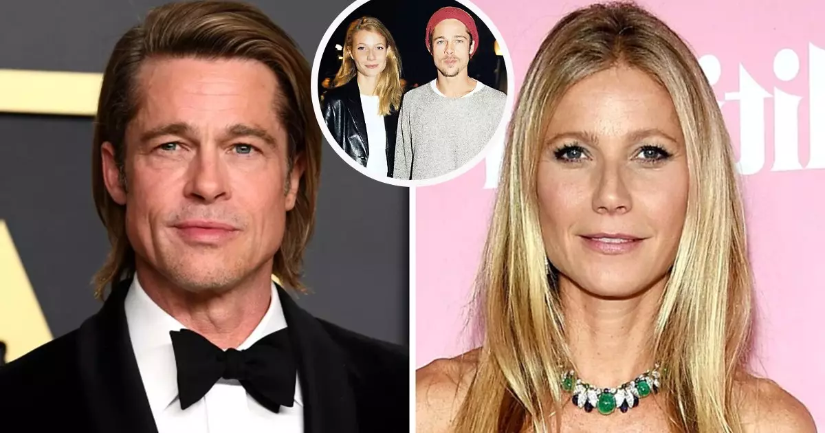 Brad Pitt en Gwyneth Paltrow bespreken betrokkenheid, Split