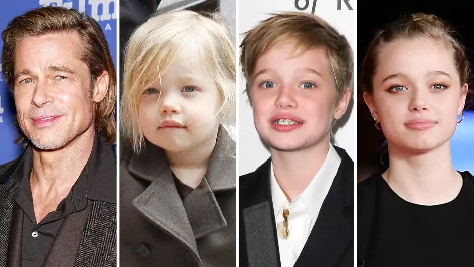 Shiloh Jolie Pitt គឺ Brad Pitt Mini Me មើលរូបថតមើលទៅដូច Duo