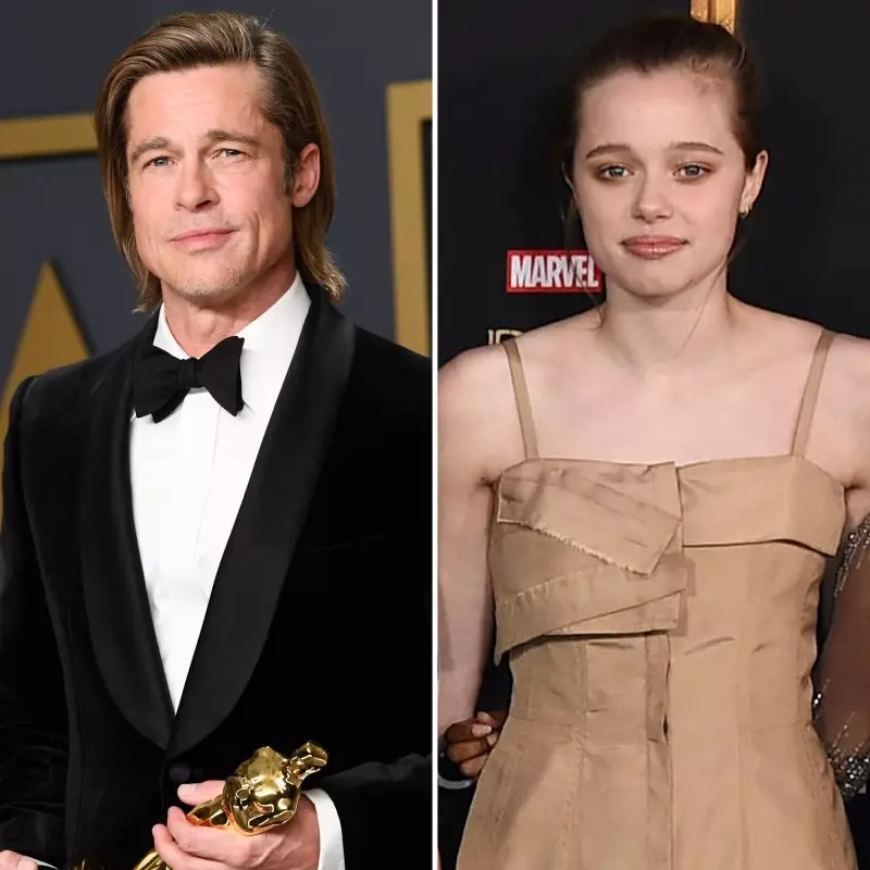 Shiloh Jolie Pitt Ṣe Brad Pitt Mini Mi Wo Awọn fọto dabi Duo