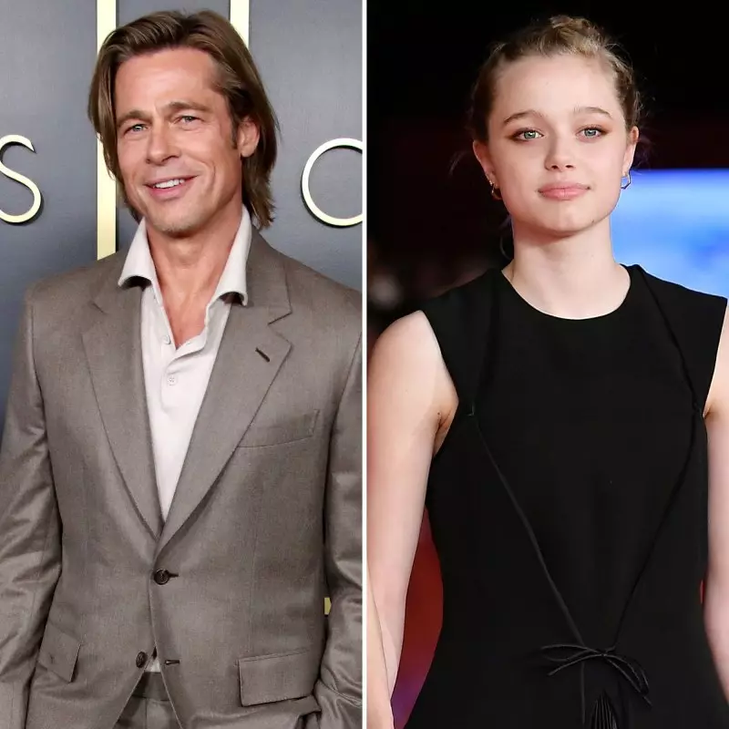 Shiloh Jolie Pitt គឺ Brad Pitt Mini Me មើលរូបថតមើលទៅដូច Duo