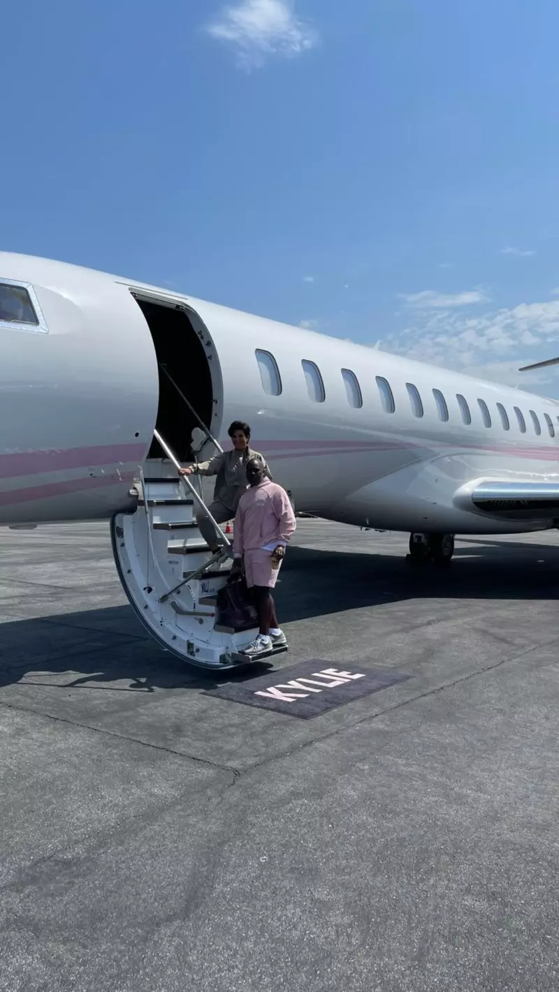Kylie Jenner-vliegtuigtoer
