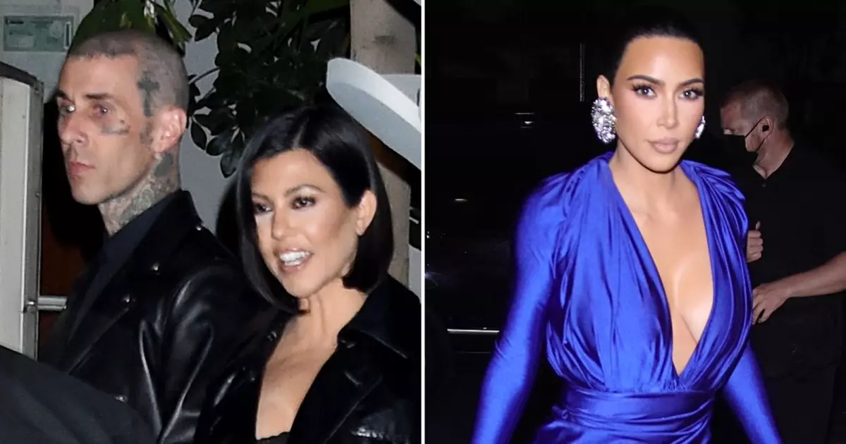 Kourtney, Travis, Kim, Khloe, Kendall at Simon Huck Wedding: Mga Larawan