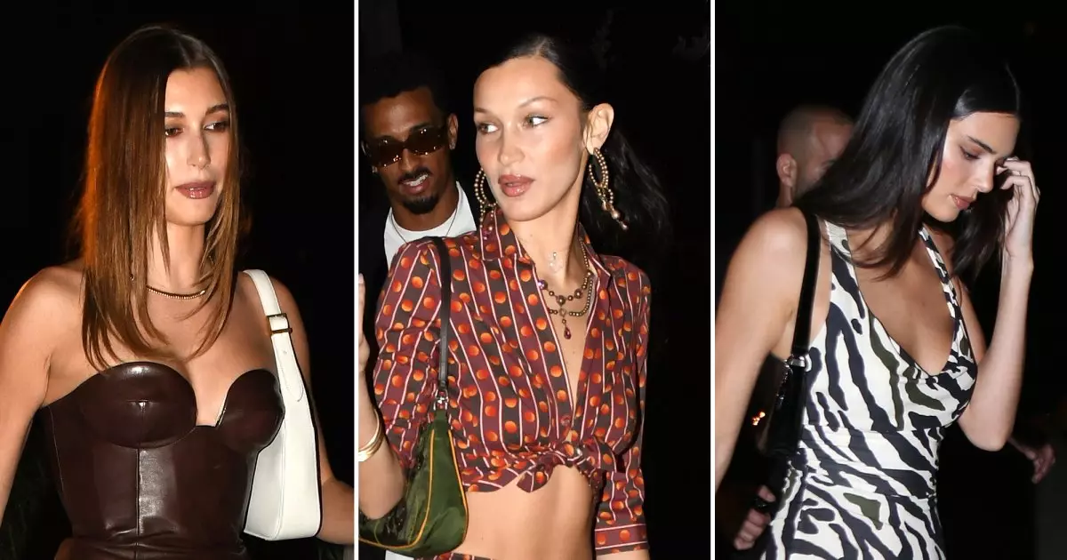 Kendall Jenner, Bella Hadid, Miami Night Out de Hailey Bieber: fotos