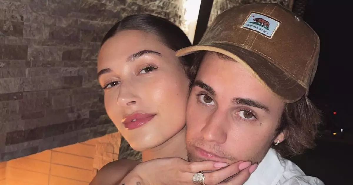 Den Justin Bieber Merci dem Hailey Baldwin bei den 2021 MTV VMAs