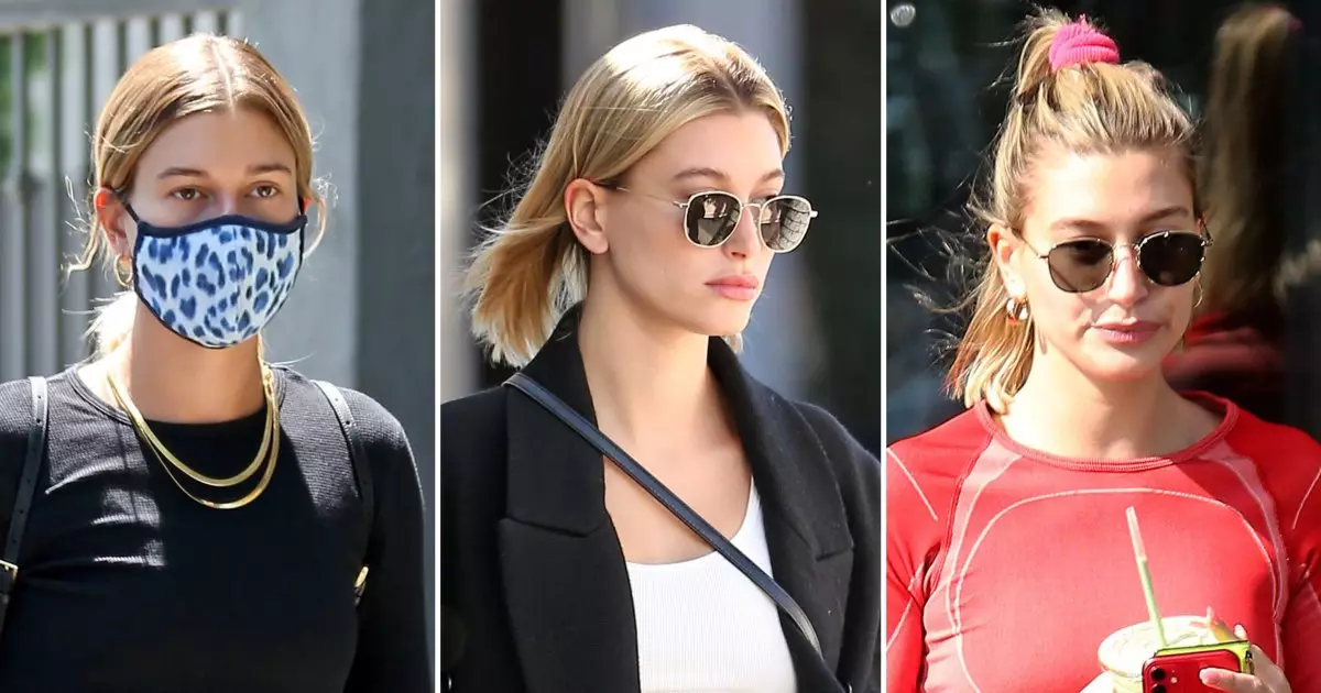 Hailey Baldwin Abs: Photos du modèle portant des hauts courts