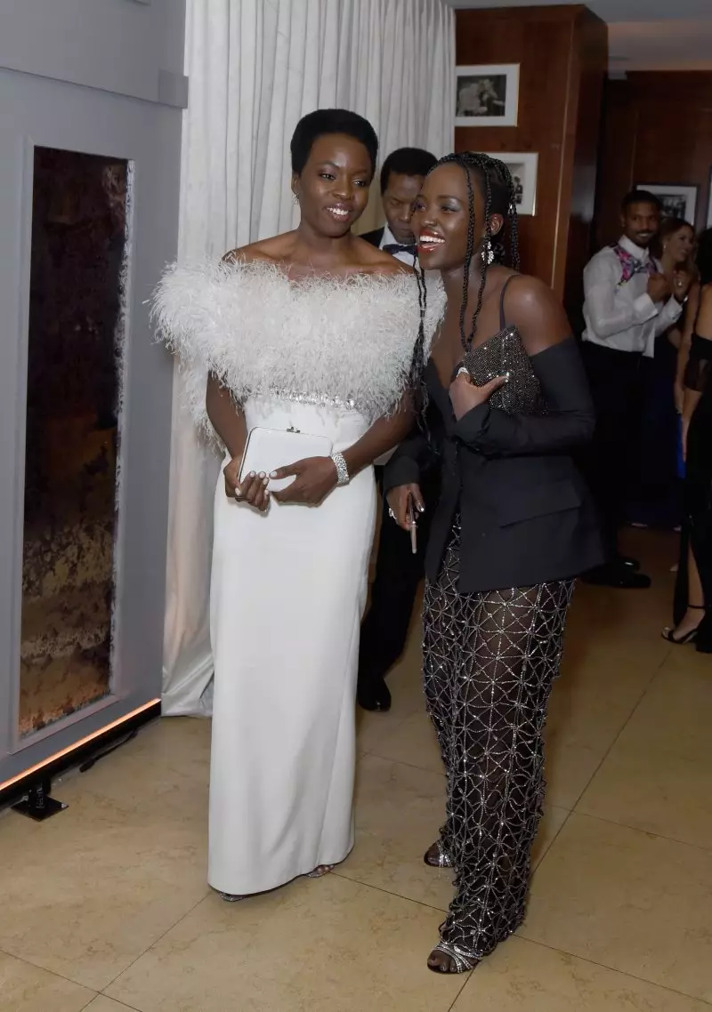 Danai Gurira naLupita Nyong'o Netflix 2019 SAG Awards After Party