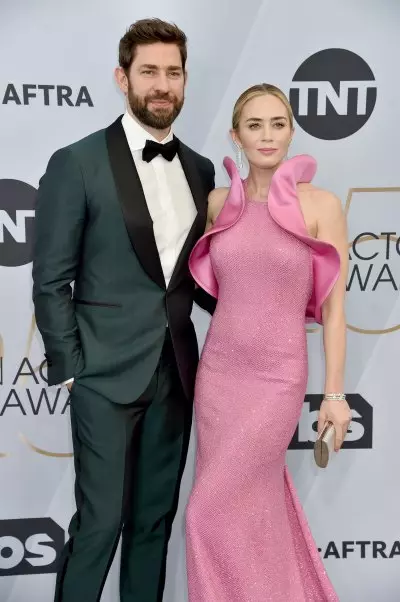 25ú Gradaim Bhliantúla Chumann Aisteoirí Scáileáin Emily Blunt John Krasinski