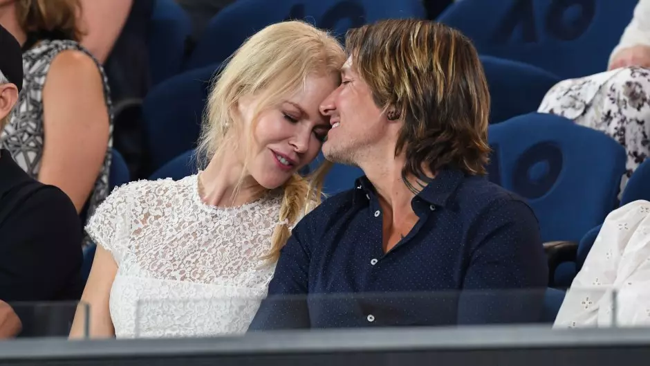 Nicole Kidman en Keith Urban by de Australian Open