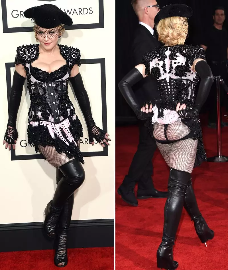 Madonna red carpet butt
