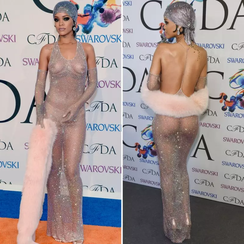 Rihanna red carpet butt
