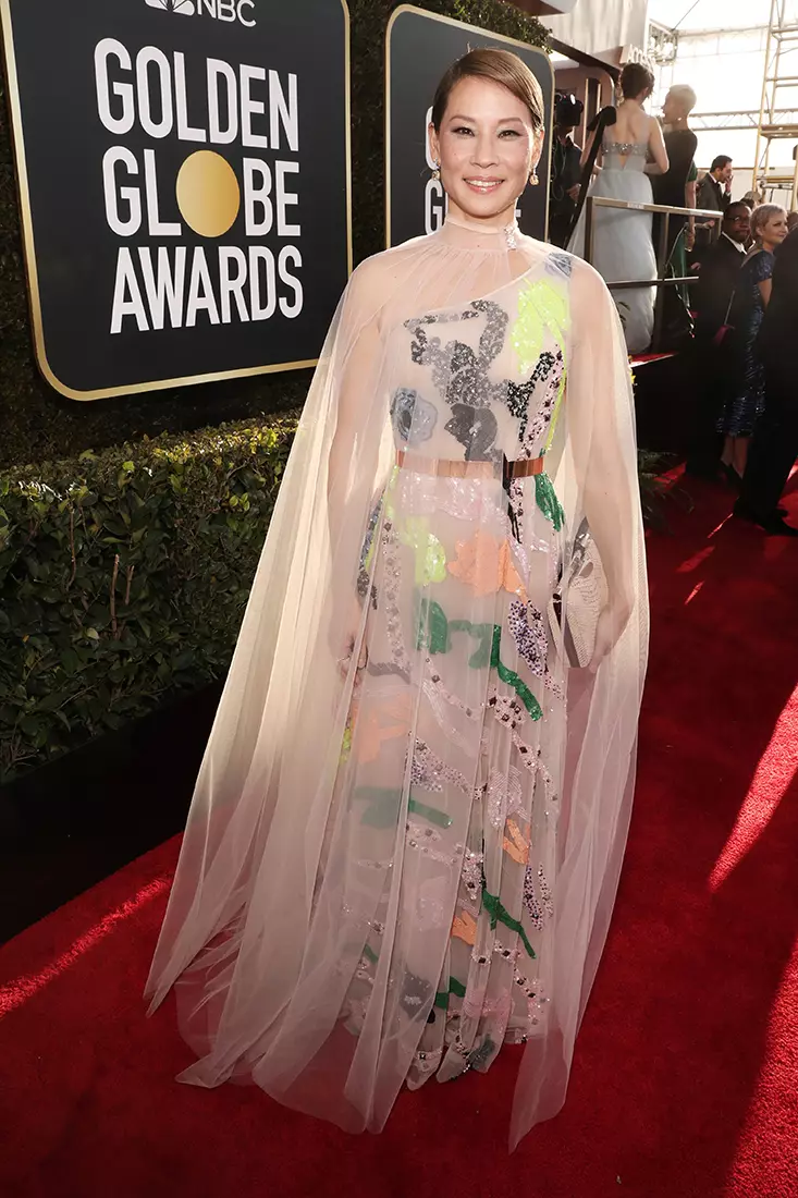 Golden Globes 2019 Lucy Liu