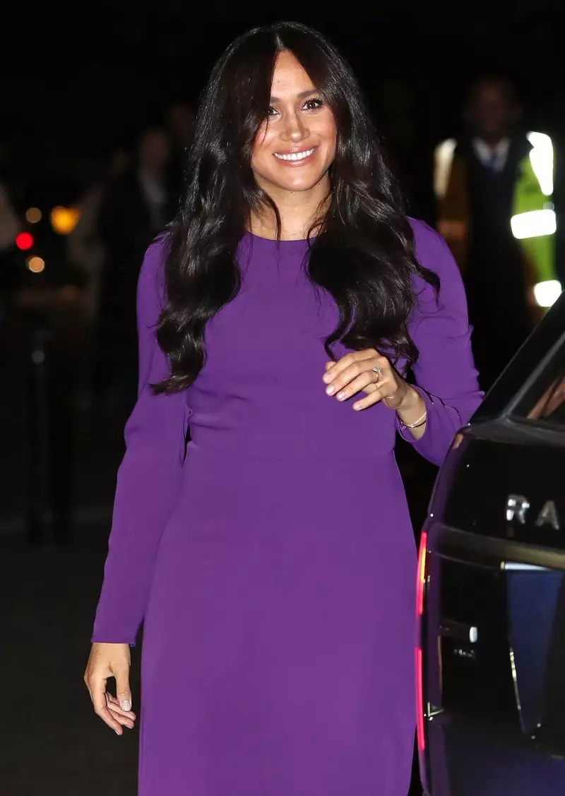 Meghan Markle Duchess na Sussex Ya Fitar da Rigar Purple