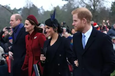 Książę William, Książę Harry, Kate Middleton i Meghan Markle