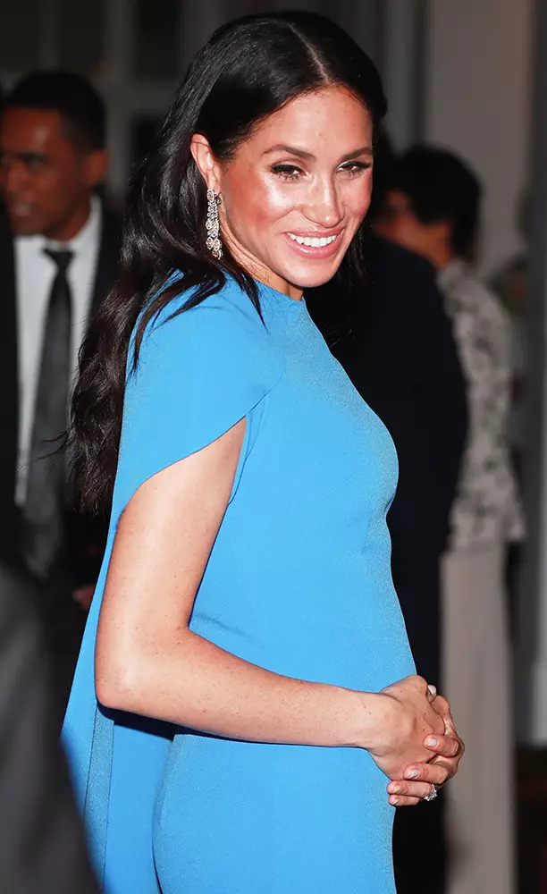 Barriguinha de bebê Meghan Markle