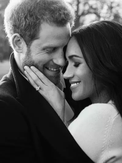 Prince Harry & Megan Markle angajman foto getty imaj