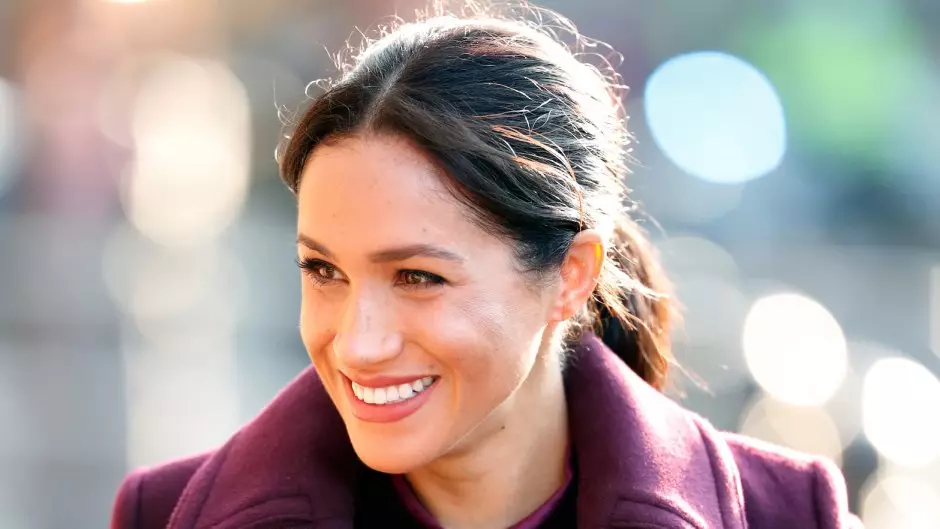 Nagpahiyom si Meghan Markle