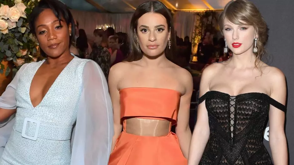 UTaylor Swift Lea Michele Tiffany Haddish Golden Globes 2019 emva kwepati