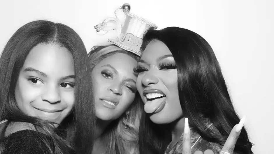 Megan Thee Stallion spenderar NYE med Beyonce och Blue Ivy