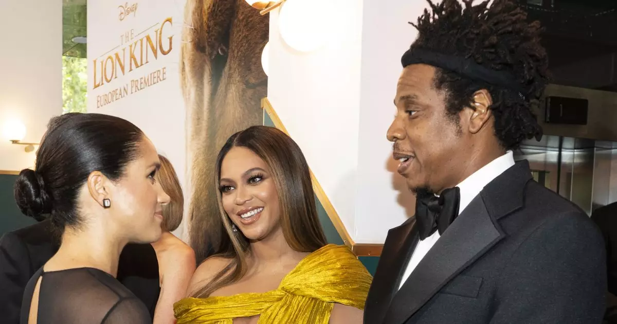 Beyonce na-agwa Meghan Markle Archie 'dị oke mma' na 'Lion King' Premiere