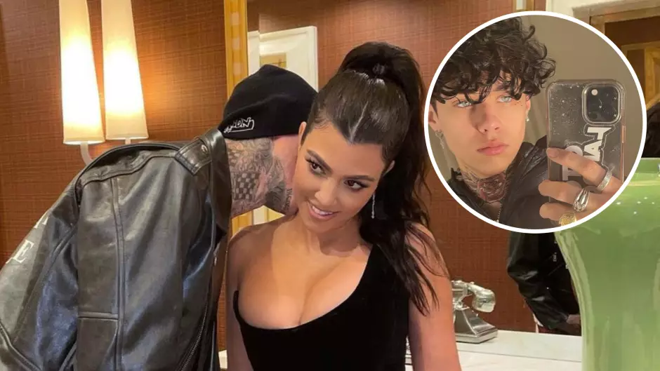 Abana ba Travis Barker Bakira Amafoto ya PDA Vegas Na Kourtney Kardashian