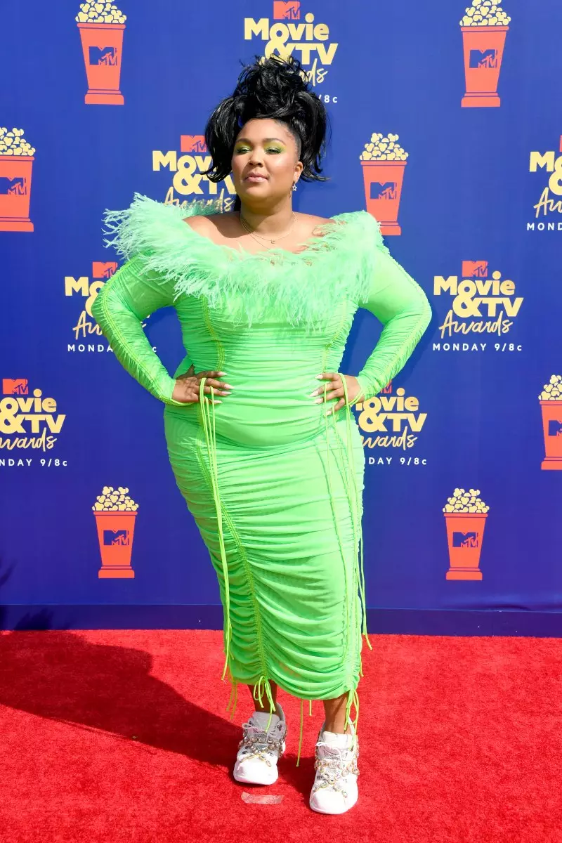 Lizzo sur le tapis rouge des MTV Movie & TV Awards