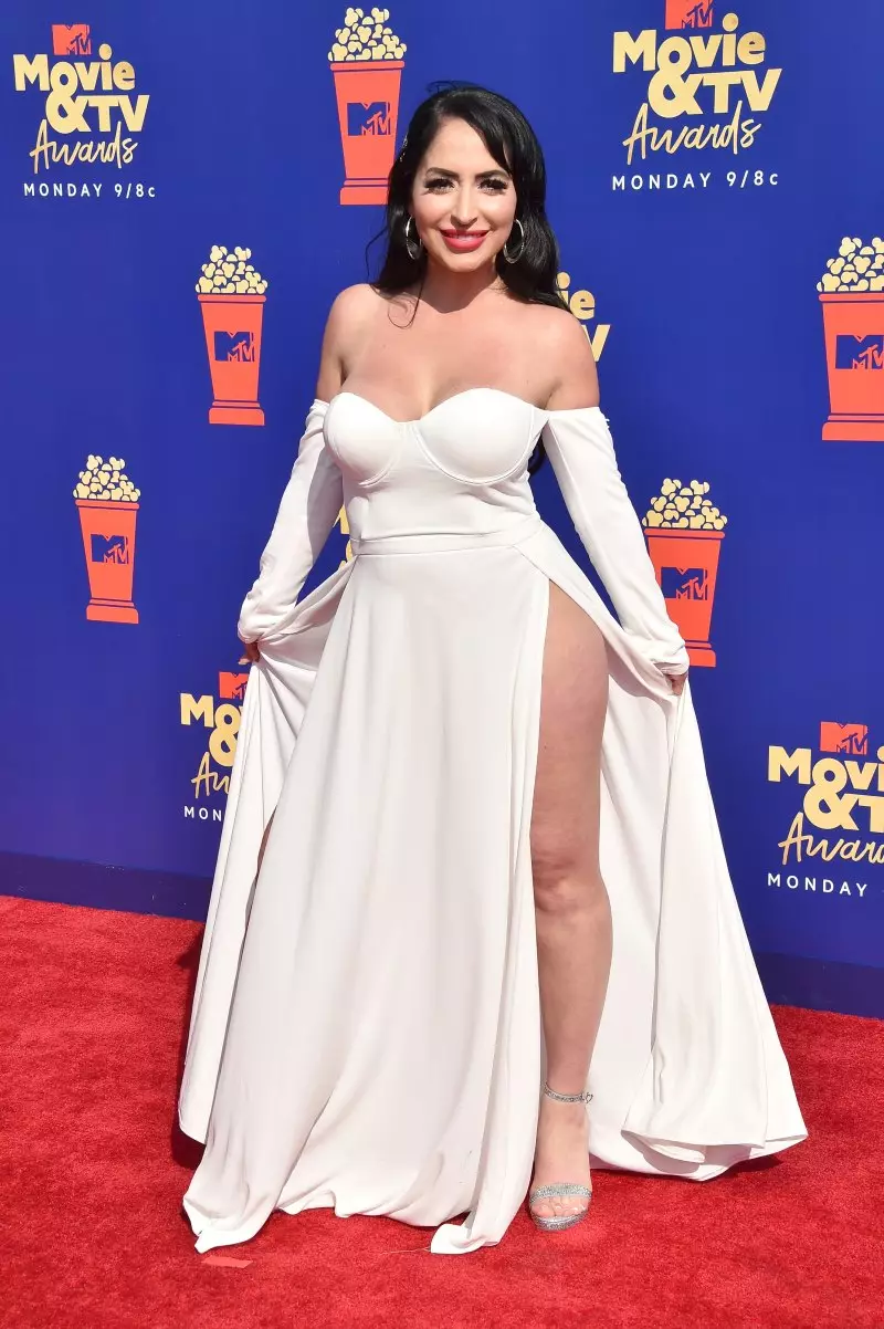 Angelina Pivarnick sa MTV Movie & TV Awards Red Carpet